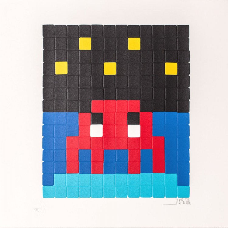 Invader - print Space One du street artiste en vente en ligne
