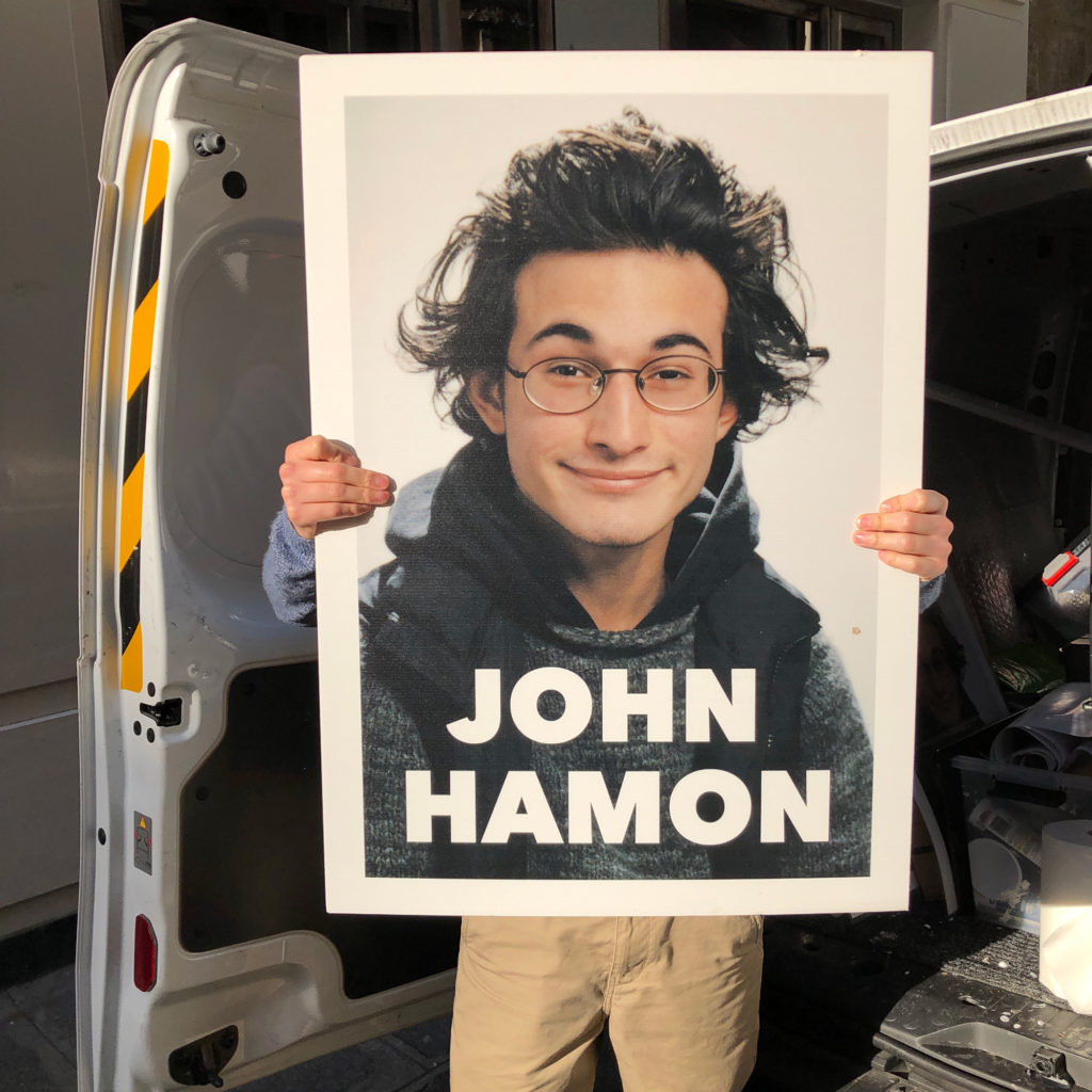 John Hamon, artiste urbain à l'origine de l'art promotionnel