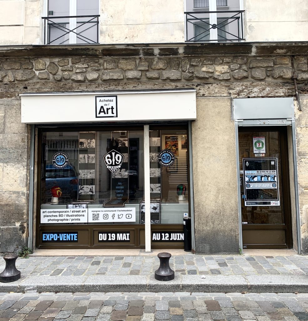 La 1ère exposition du Label 619 avec Run, Singelin, Maudoux et Bablet